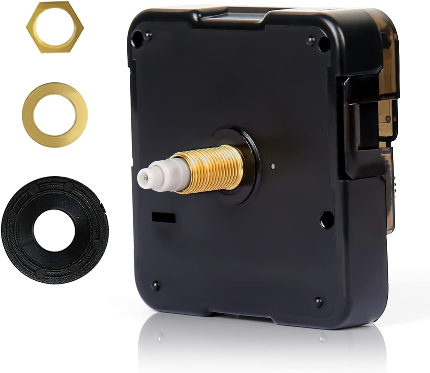 Long Shaft Clock Movement, 4/5 Inch Maximum Dial Thickness, 1-1/5 Inch ...