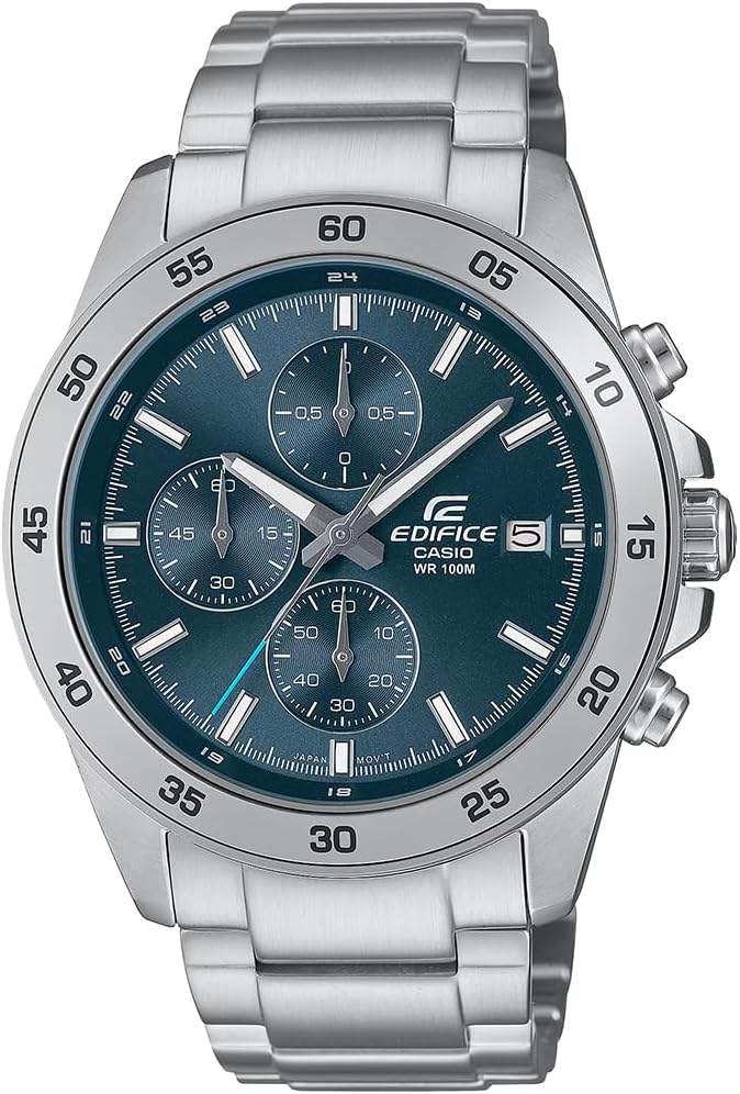 Casio Edifice EFR-526D-2AVUDF Analog Blue Dial Men Watch Silver ...