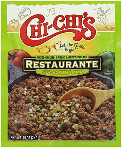 Amazon.com : 2 Set of 4 Chi Chi's Fiesta Restaurante Seasoning Mix 0.78 ...