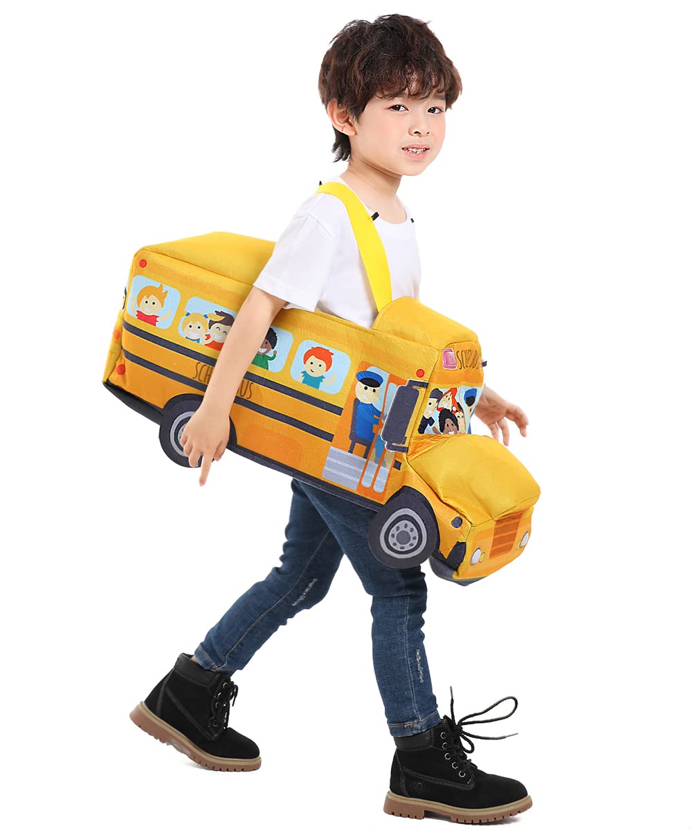 Snapklik.com : Halloween Costume Light And Sound School Bus Costume For ...