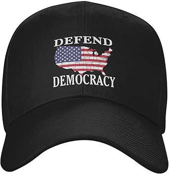 Amazon.com: Defend Democracy Hat Save Democracy Hat Trucker Cap for Men ...