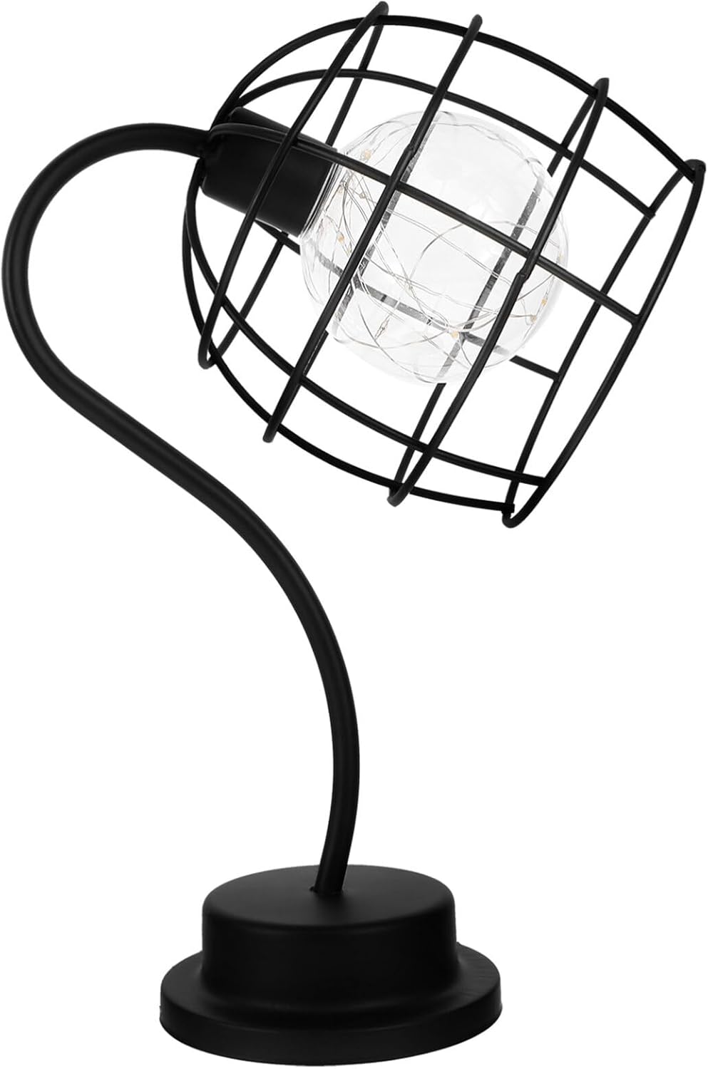 Happyyami Industrial Table Lamp Vintage Desk Lamp Farmhouse Nightstand ...