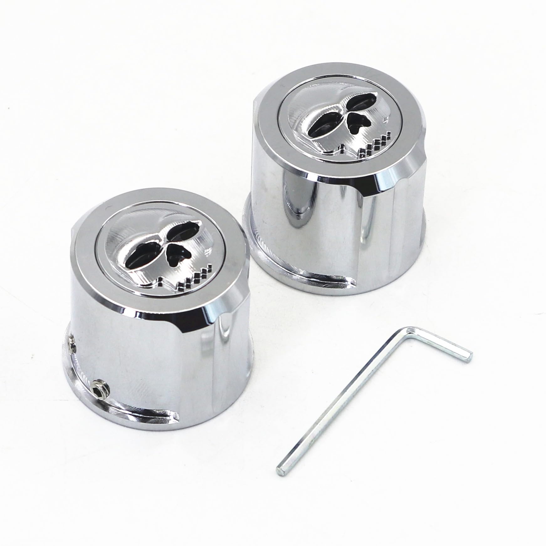 Amazon.com: CBCTOC 1 Pair Motorcycle Front Axle Nut Covers Caps for ...