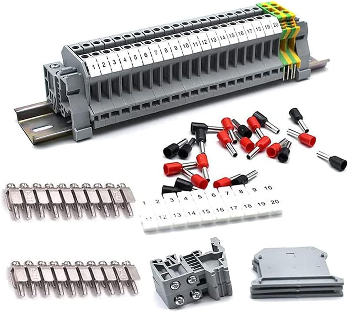 PHOENIX CONTACT PT 6 Durchgangsklemme, Grau, 1000 V, 41 A, 2 Anzahl der ...