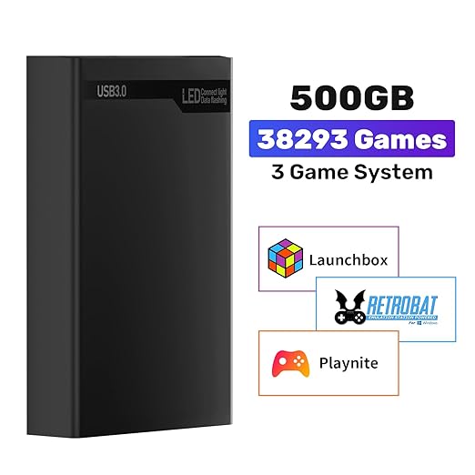 Amazon.com: 500GB Retro Game Console with 38293 Built-in Games ... Amazon.com: 500GB Retro Game Console with 38293 Built-in Games ...