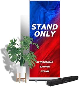 Amazon.com: ZORUMOI Retractable Banner Stand 31"x80" Aluminum Roll Up ...