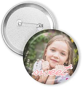 Amazon.com: Custom Pins, Custom Photo Buttons, Personalized Campaign Buttons Photo Personalized ...