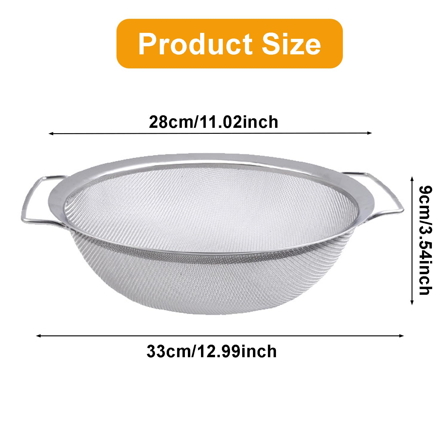 Snapklik.com : Fine Mesh Paint Strainer, 60 Mesh Stainless Steel Paint ...