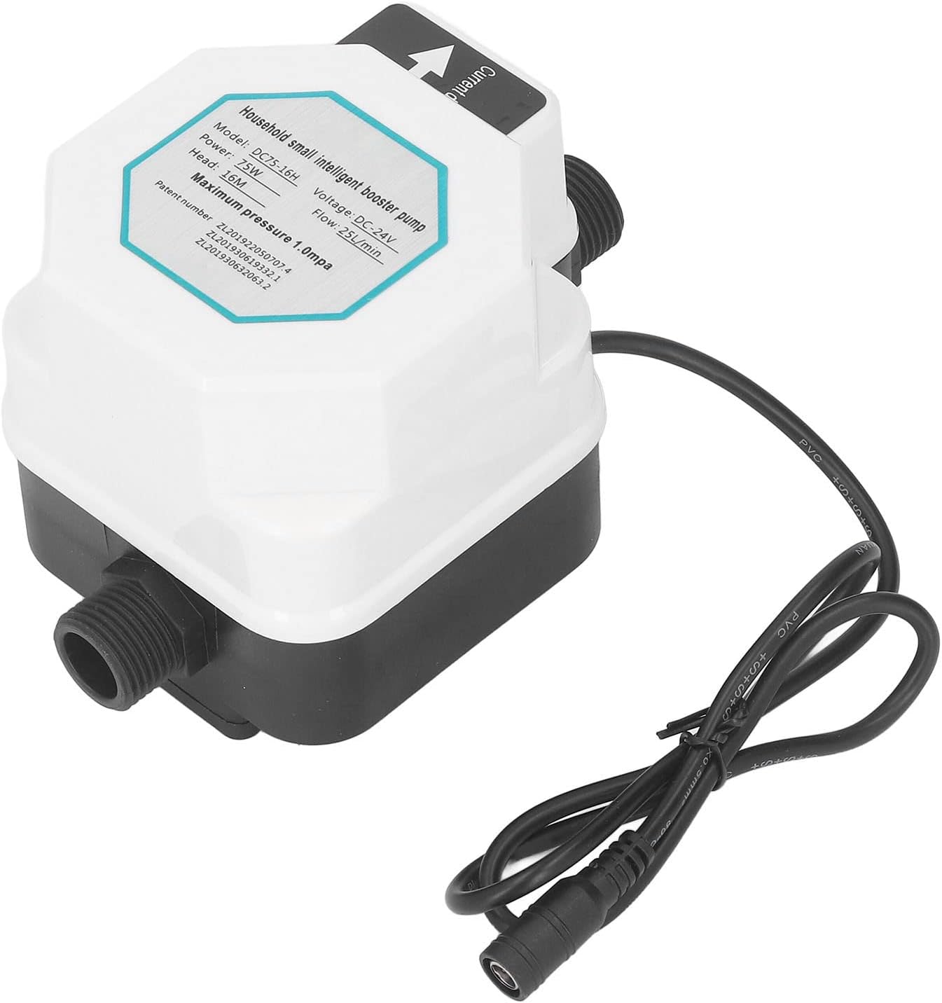 DC Booster Pump, Easy Installation Low Noise 100‑240V 75W ABS Automatic ...