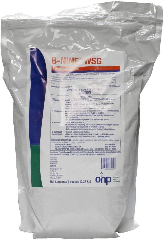 Amazon.com : B-Nine WSG Plant Growth Regulator 1 Lb. 85% Daminozide ...