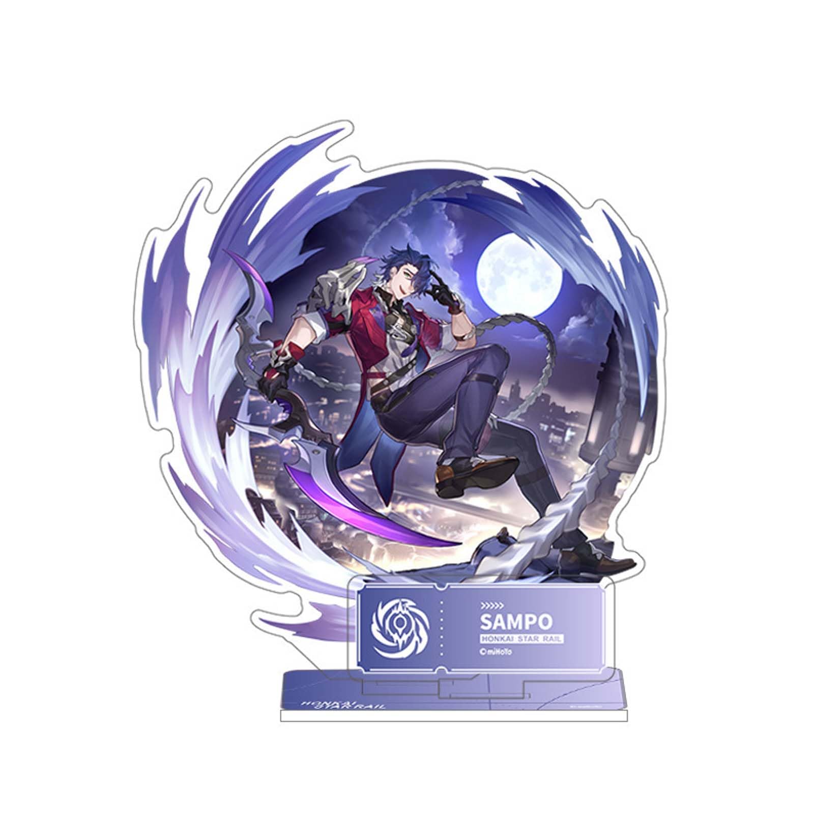 Amazon.com: HUYMHTER Anime game Double Characters Acrylic Stand Figure ...