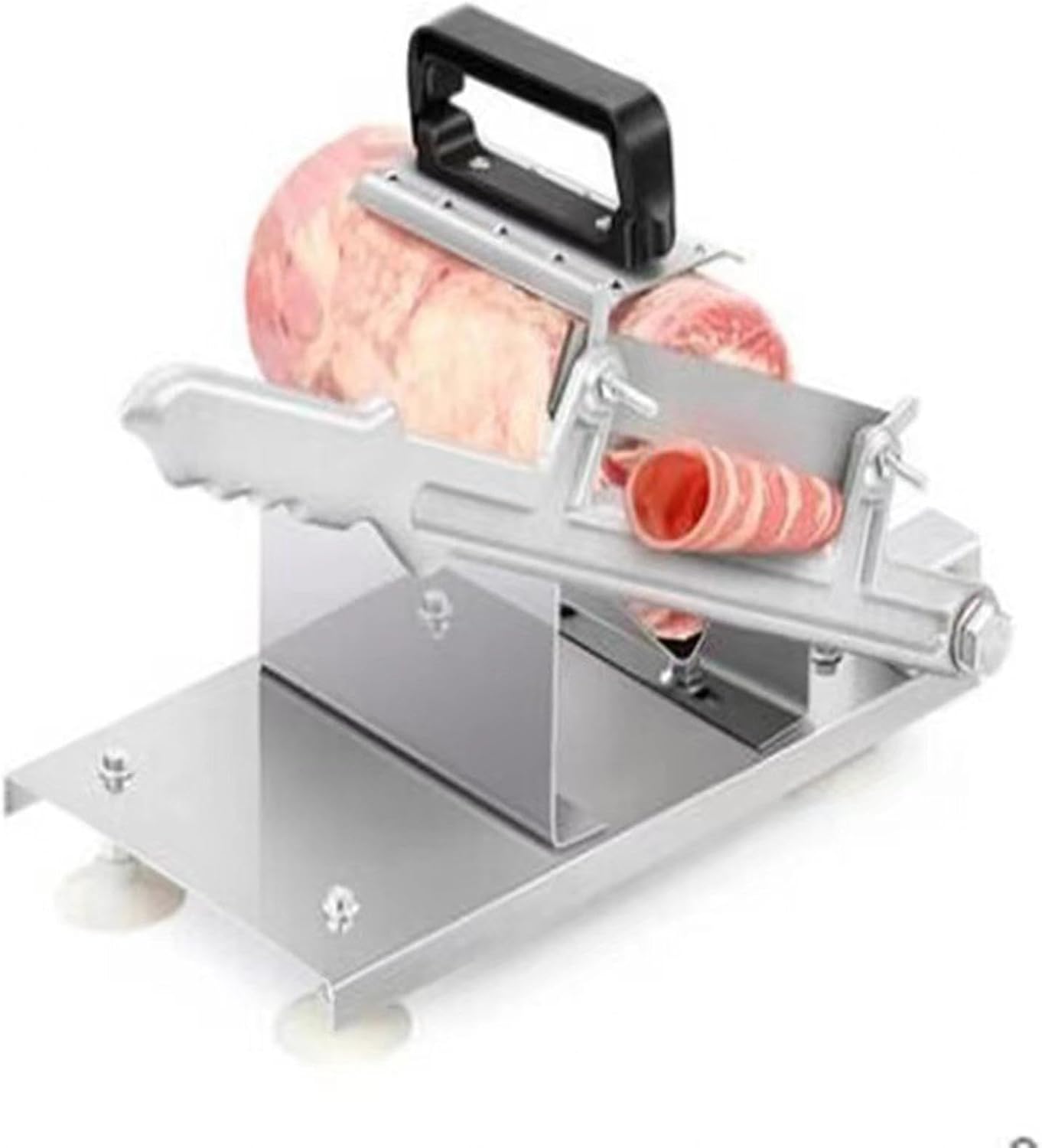 Amazon.com: Manual Frozen Meat Slicer, Upgraded Stainless Steel Meat ...