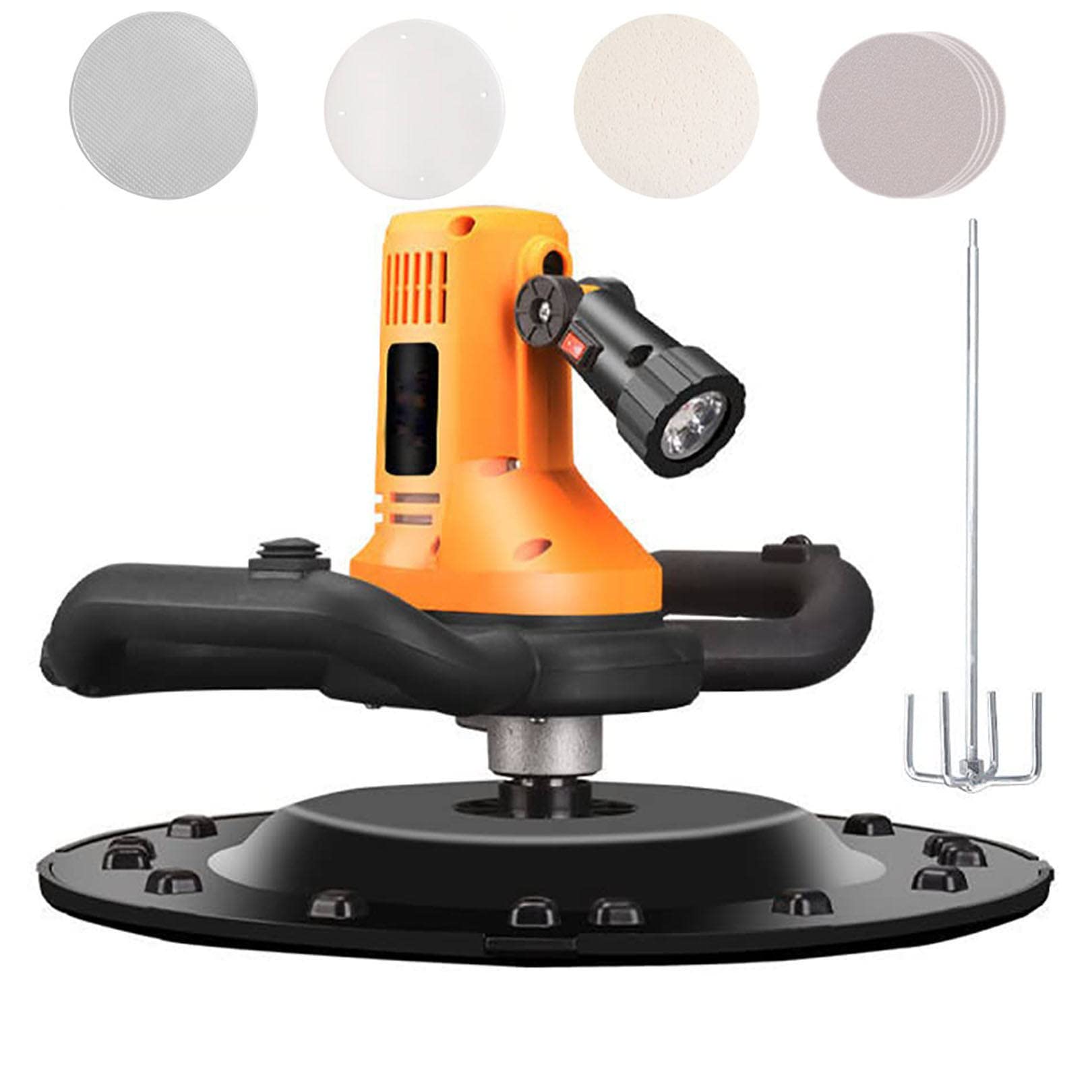 Amazon.com : Electric Trowel, Concrete Trowel with Mixing Rod and LED ...