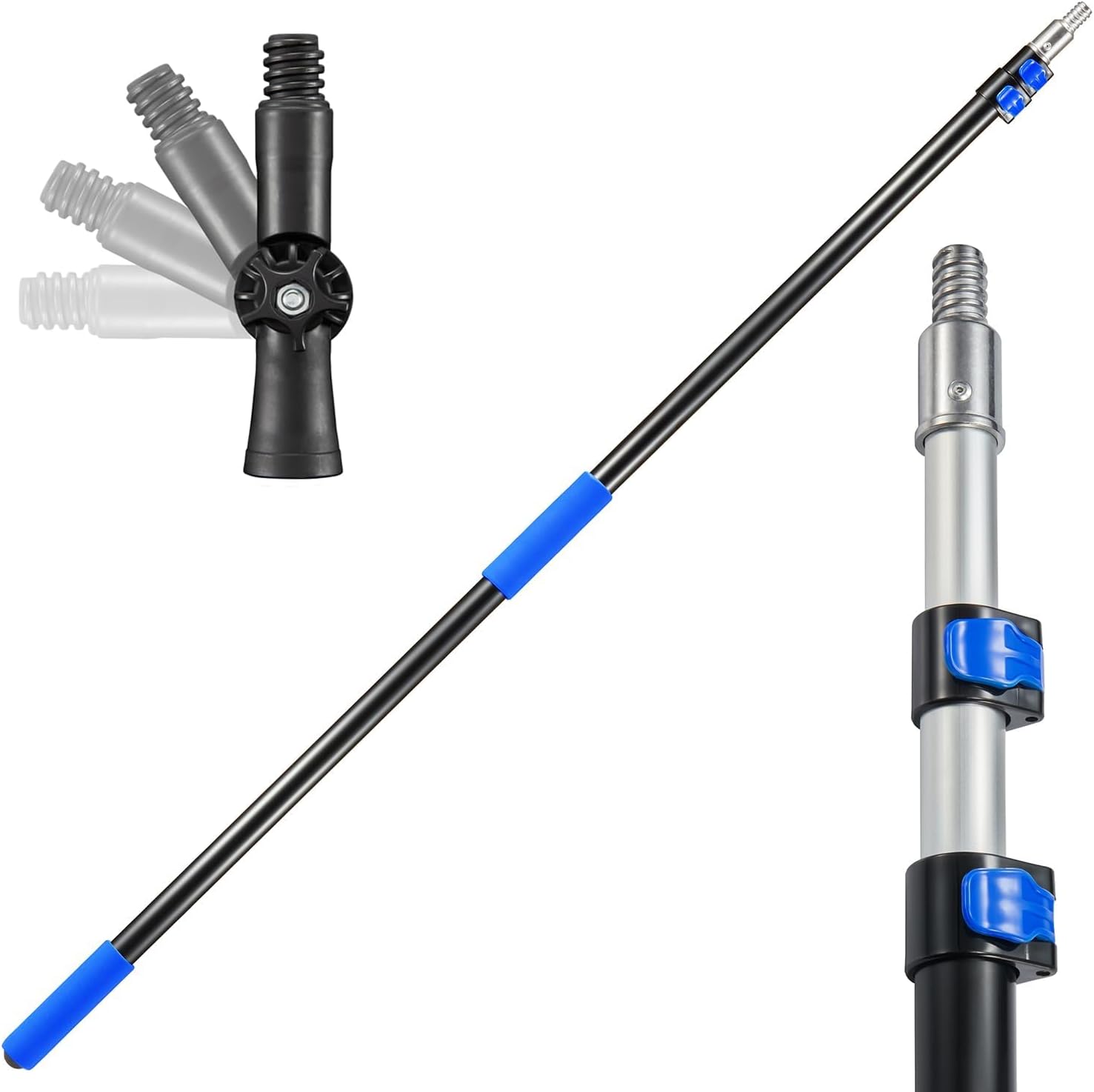 Amazon.com: Paint Roller Extension Poles, 5 Piece Painting Extension ...