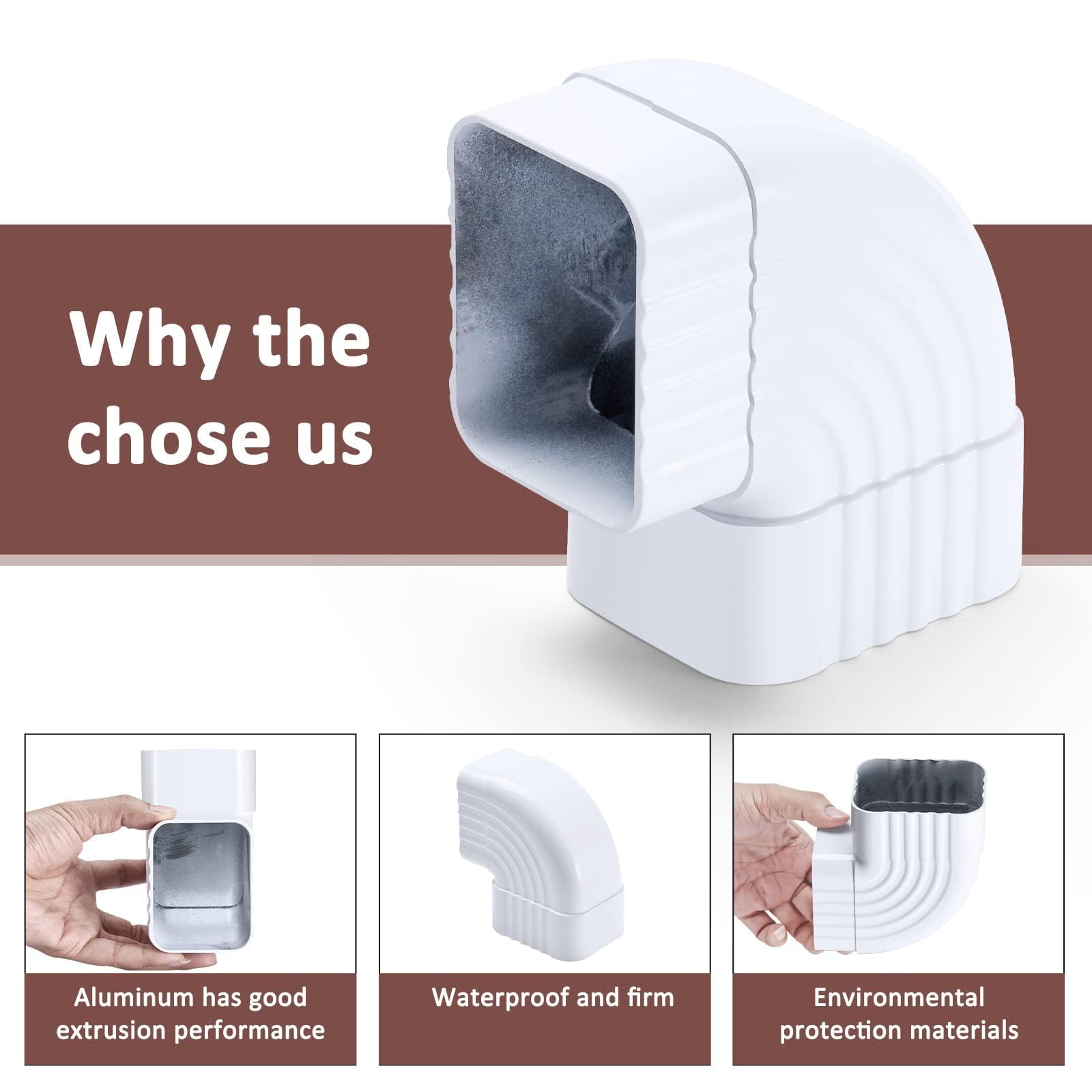 90 Degree Gutter Elbow Gutter Elbow 3x4 90 Degree Downspout Elbow ...