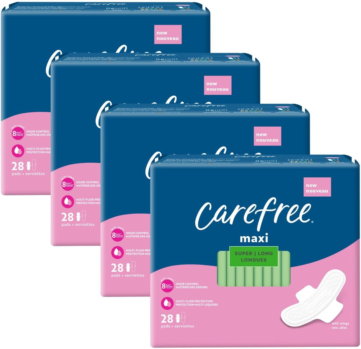 Amazon.com: Stayfree Secure Extra Large Cottony Soft Cover Sanitary ...
