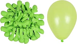 Amazon.com: KOMOREBI Lime Green Balloons 5 Inch 100pcs Lime Latex Balloons Light Green Balloons ...