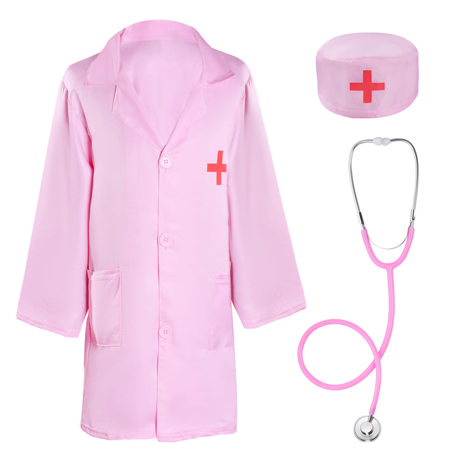 Amazon.com: Doctor Costume for Doctor Coat Doctor Suit Nurse Accessory for Career Day Halloween ...