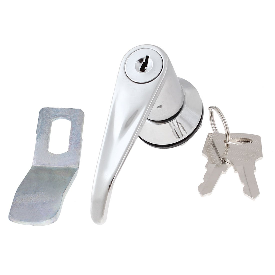 uxcell Rotary Handle Recessed Metal Security Lock 3.2" w 2 Keys for ...