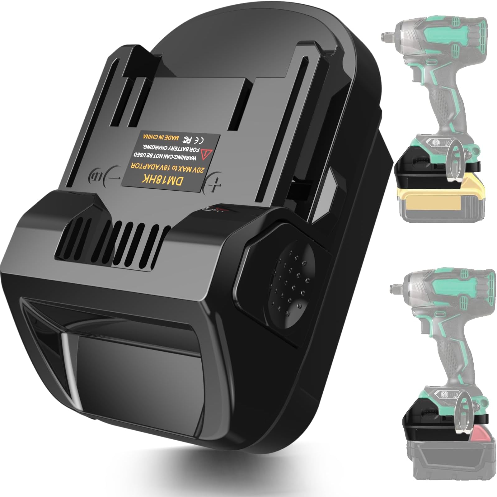 Amazon.com: Adapter Use for Hitachi & for Metabo HPT 18v Tools,Converts ...