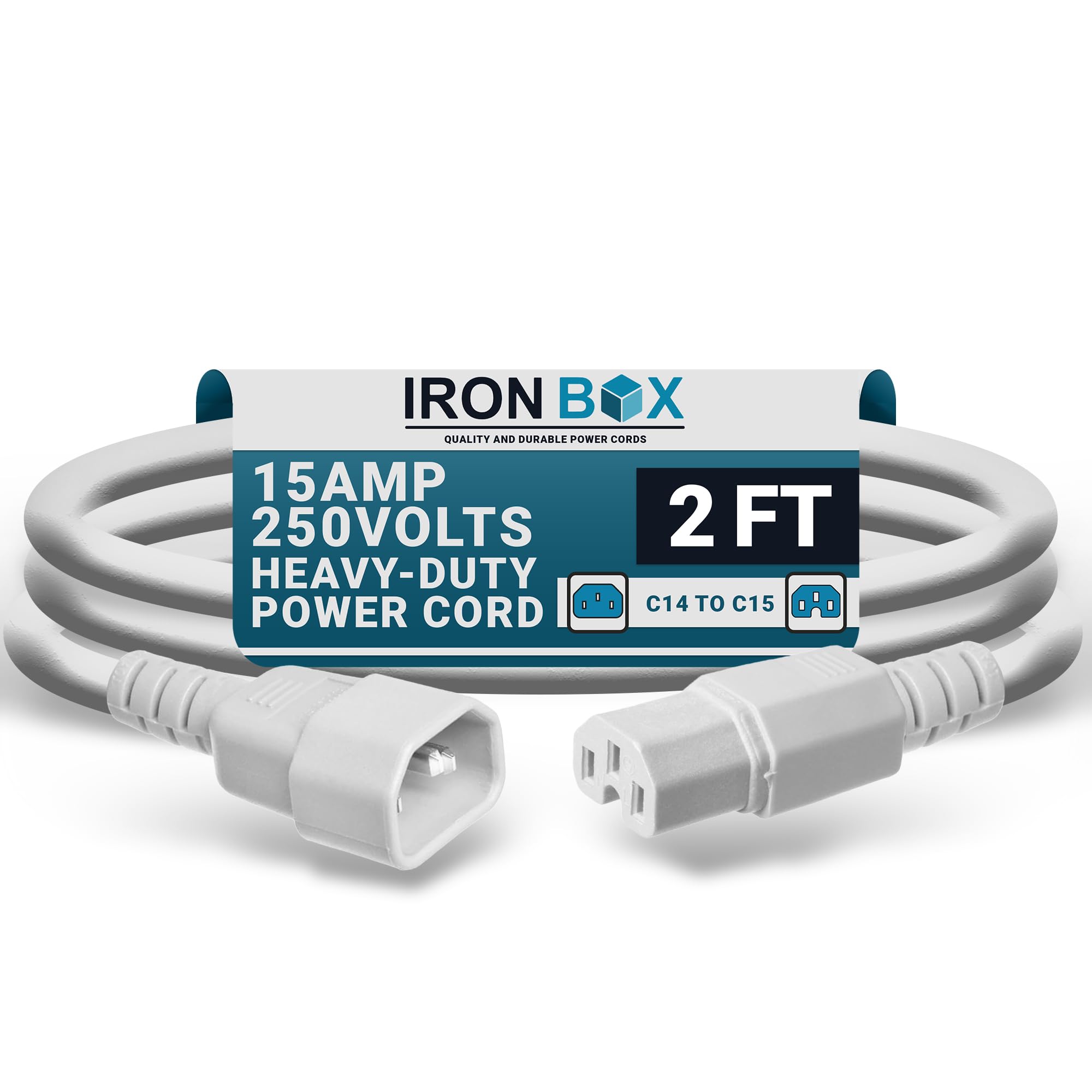 Ironbox Electric C14 To C15 Power Cord 15a 250v 14 | Desertcart Australia
