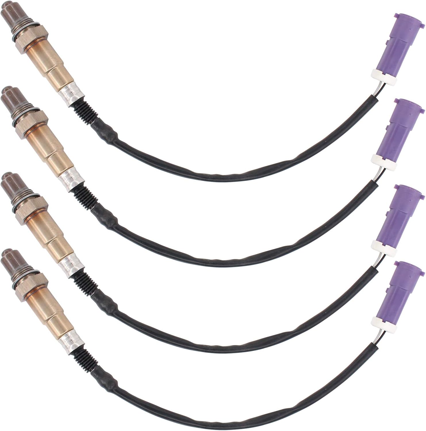 Amazon.com: NewYall Pack of 4 Upstream and Downstream Oxygen Sensor for ...