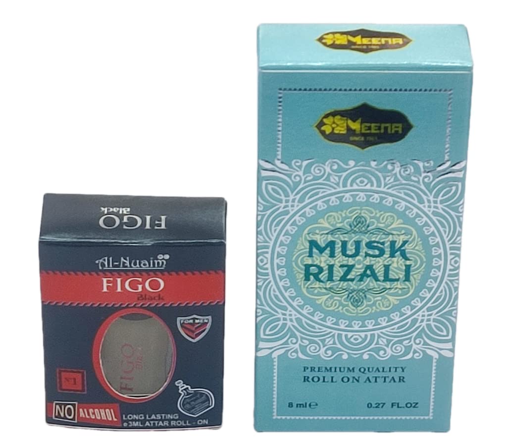 Musk Rizali & Figo Black 8 Ml Roll on Attar : Amazon.in: Beauty