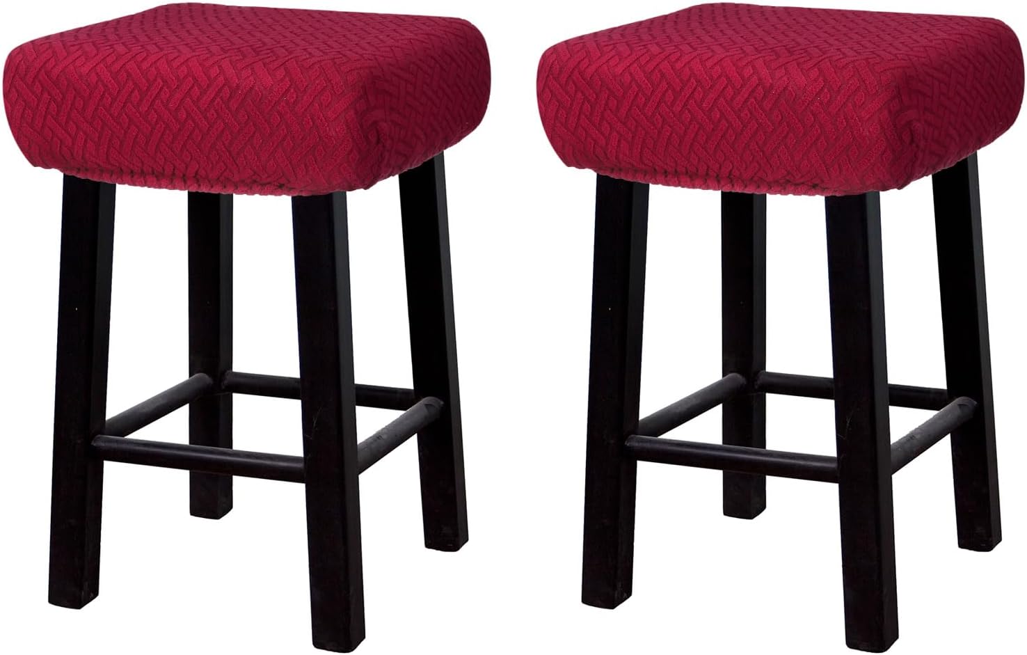 Amazon.com: uxcell 2pcs Stool Covers Rectangle, Bar Stool Covers Saddle ...