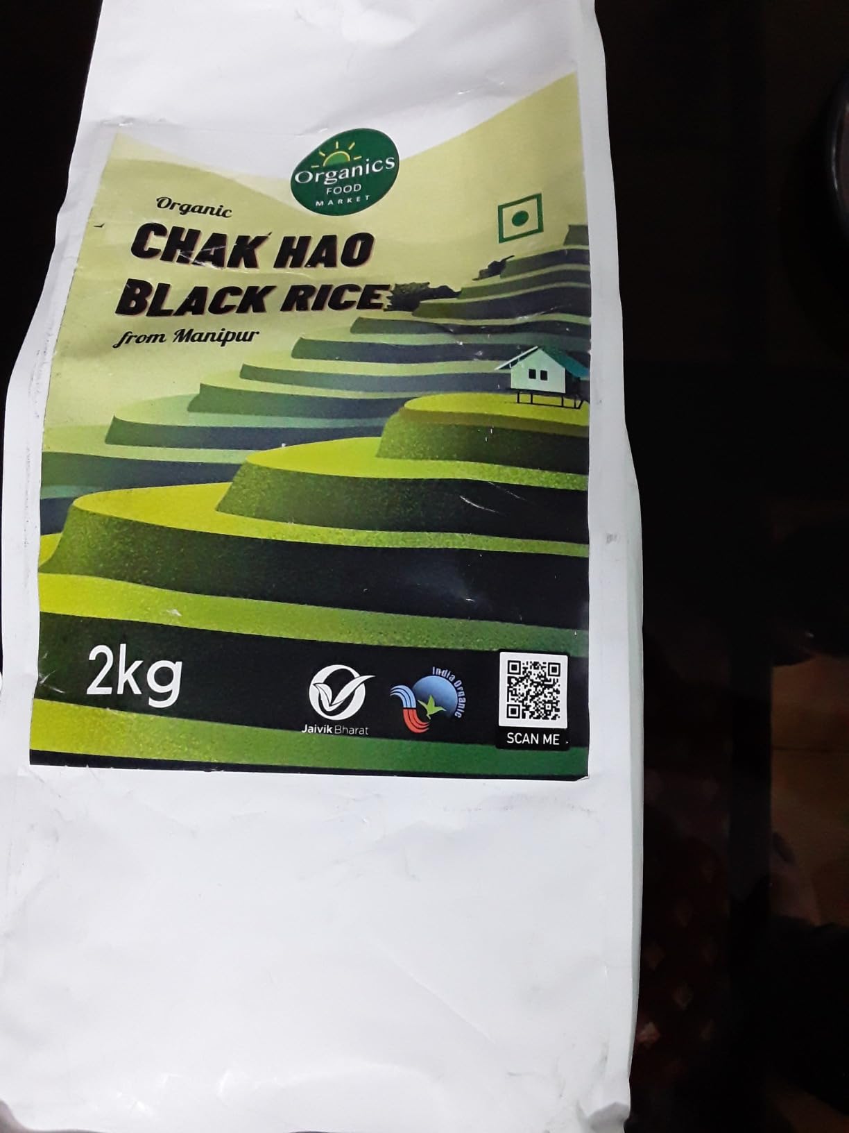 Organics Food Market Organic Black Rice | Chak Hao (10KG Pack) : Amazon ...