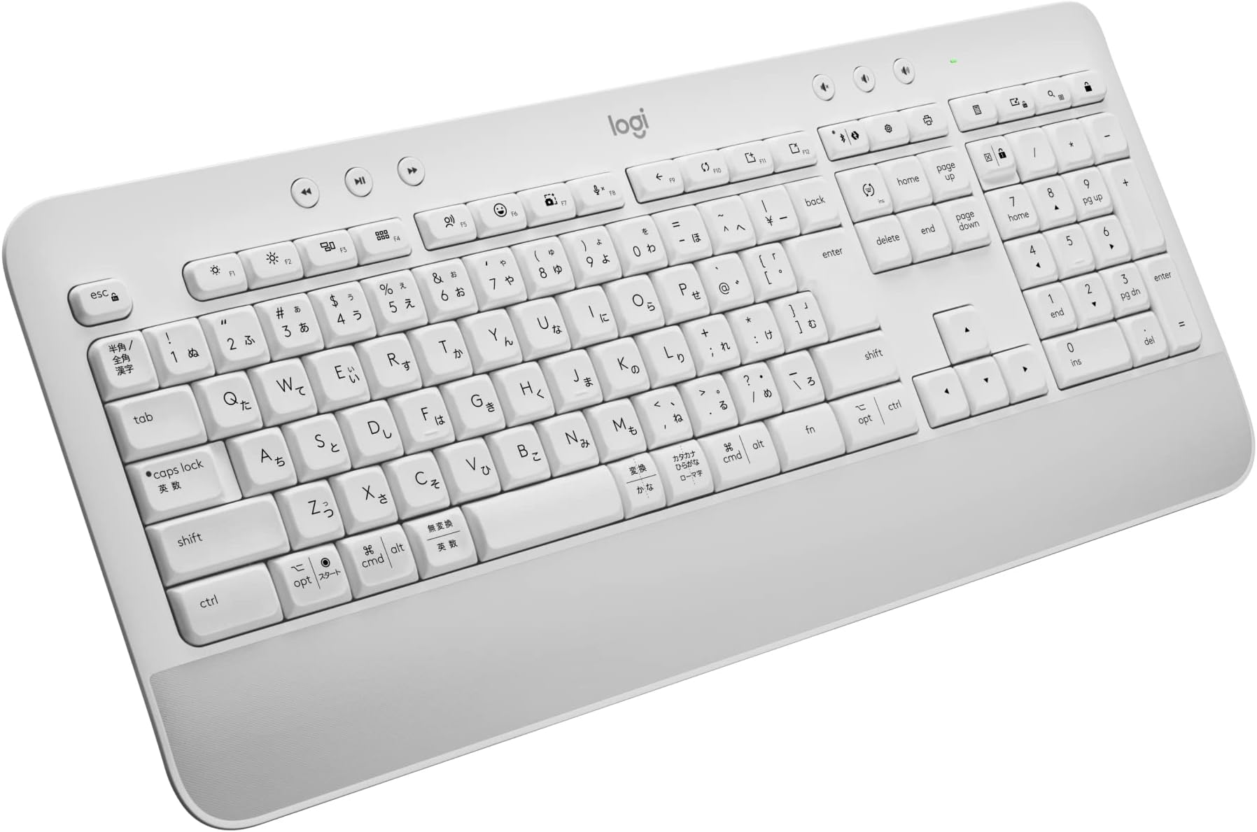Amazon.co.jp: ロジクール ワイヤレスキーボード K295OW 静音 耐水 キーボード 無線 Unifying K295 windows chrome オフホワイト 国内正規品 ...