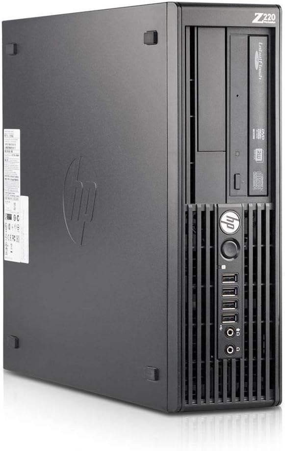 HP Z220 Workstation, Intel Core i3, 4GB RAM, 250GB HDD, DVD-RW, Win 10 ...