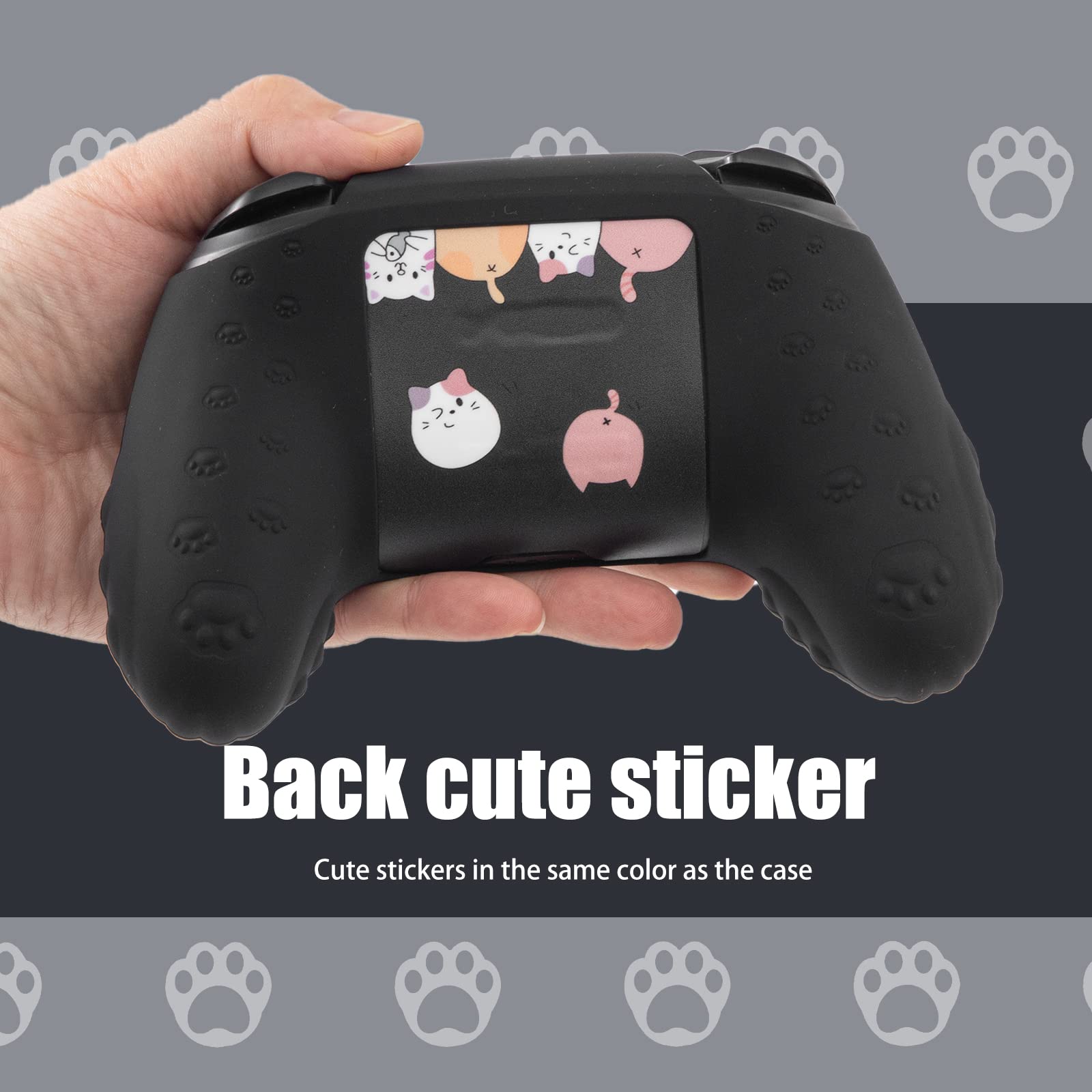 Snapklik.com : Switch Pro Controller Case - Cute Cat Paw Silicone Skin