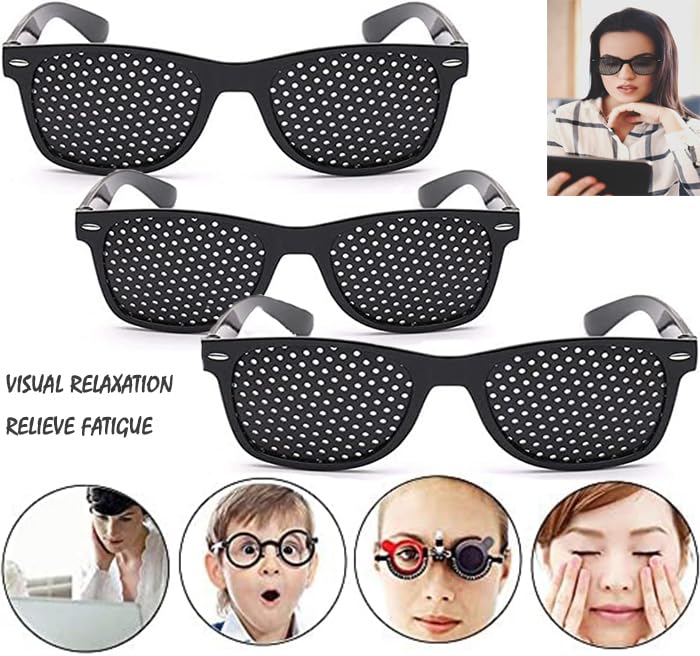 FaJoek Grid glasses, pinhole glasses, eye trainer, pinhole glasses ...