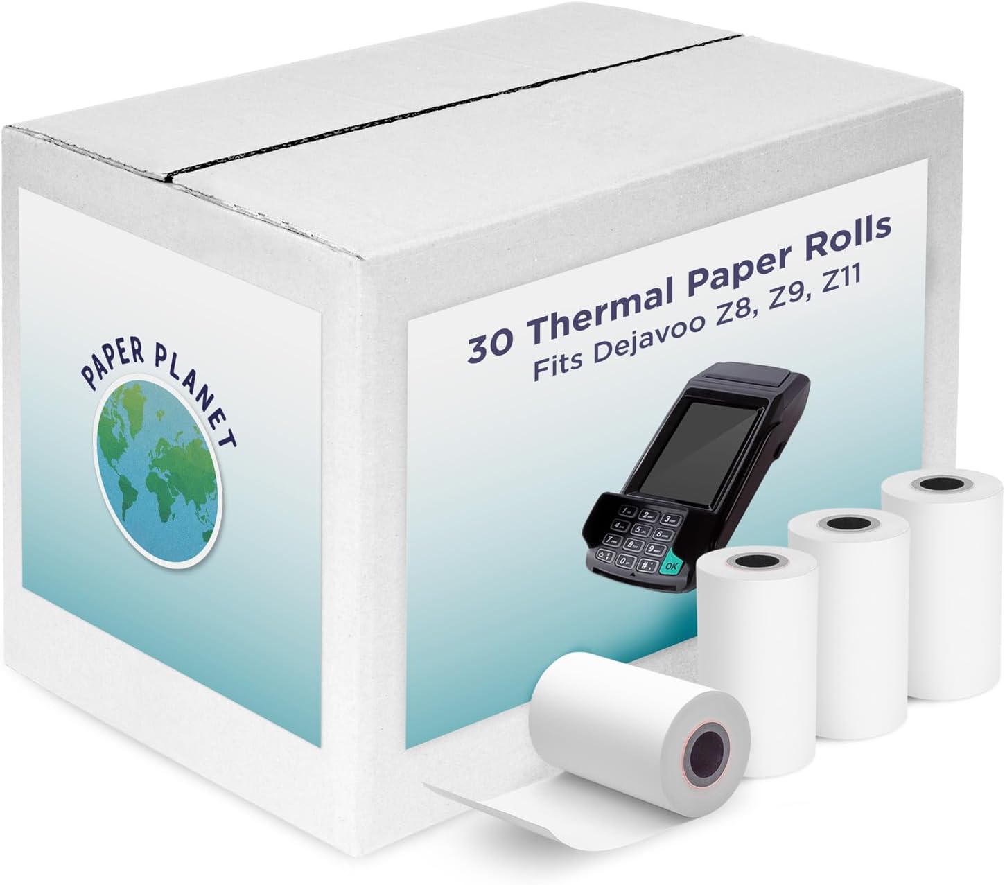 Amazon.com : Thermal Paper for Dejavoo Terminal models P1, P3, P8, QD1 ...