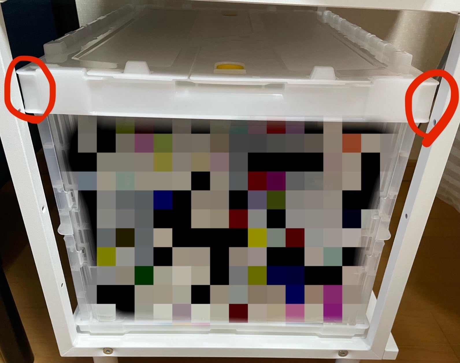 Amazon.co.jp: トラスコ中山(TRUSCO) 薄型折りたたみコンテナスケル 50Lロックフタ付 透明 TSK-C50B-TM 収納ケース 収納ボックス : DIY・工具・ガーデン