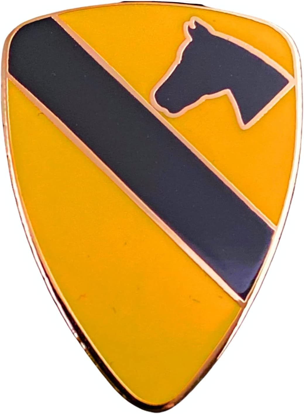 Amazon.com: MilitaryBest 1st Cavalry Division Lapel Pin 2 Pack ...