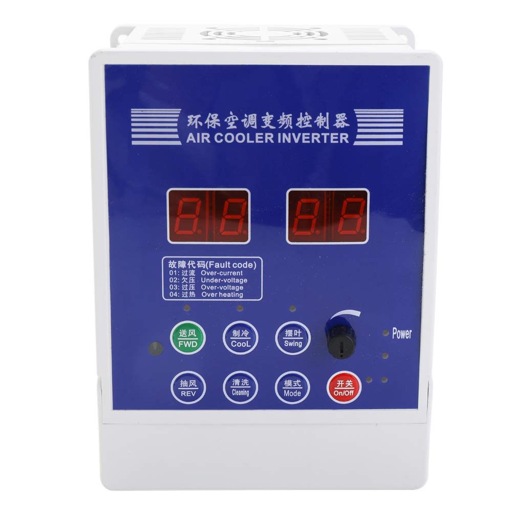 Buy Fesjoy VFD Inverter VFD Drive, Air Cooler Inverter Adjustable ...