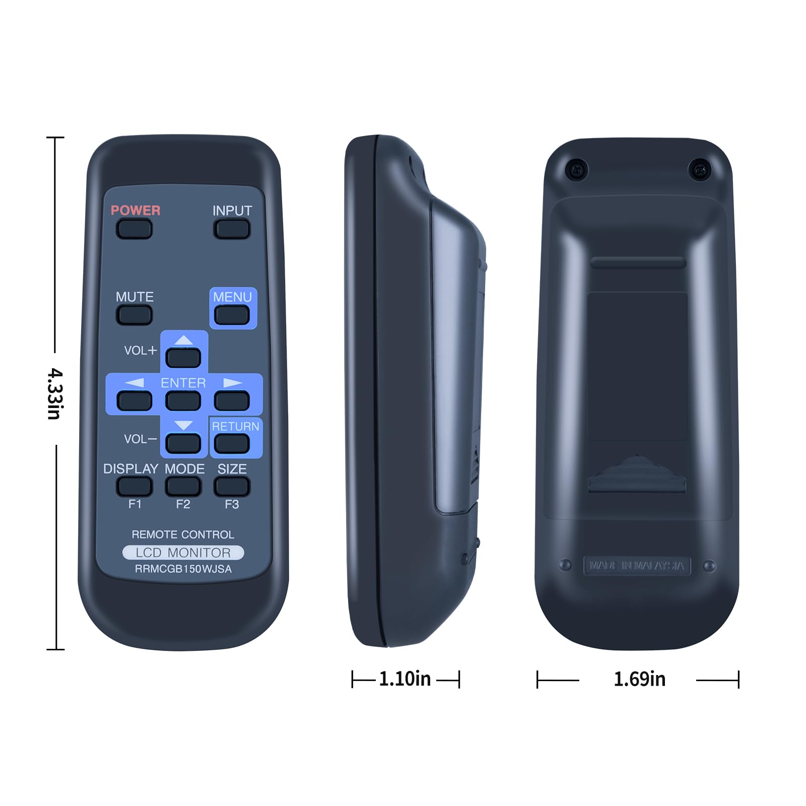 Tv Remote For Seniors Replacement Remote Control PN-ZR02 For Sharp ...