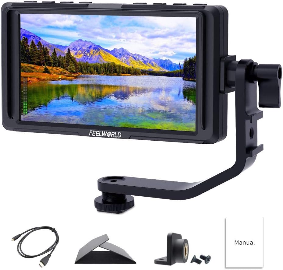 Feelworld F5 5 Zoll DSLR Kamera Field Monitor Small Full HD 1920x1080 ...