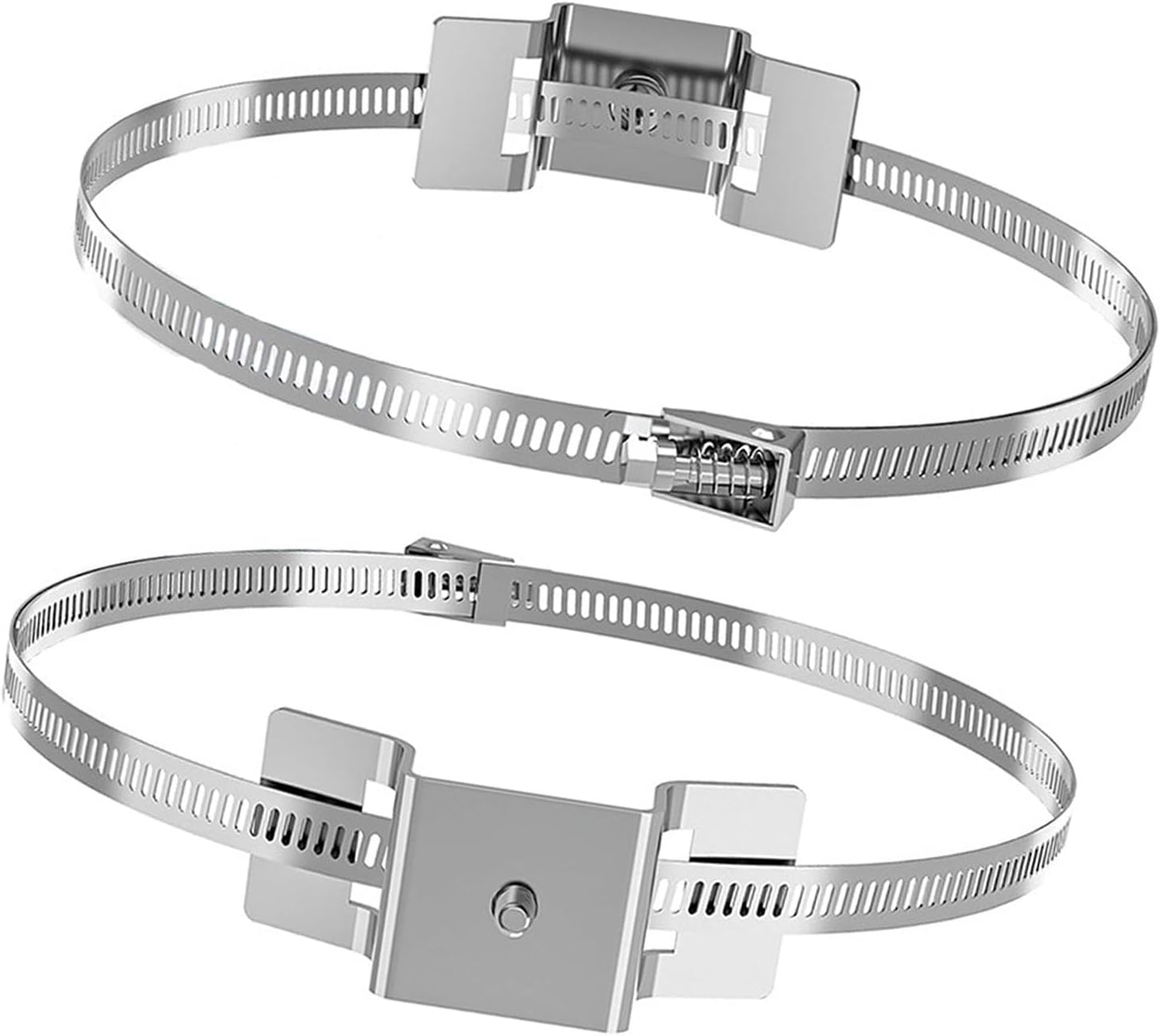WeiLaiKeQi 2 Pieces Sign Mounting Bracket Sign Band Clip Hardware 4-15 ...