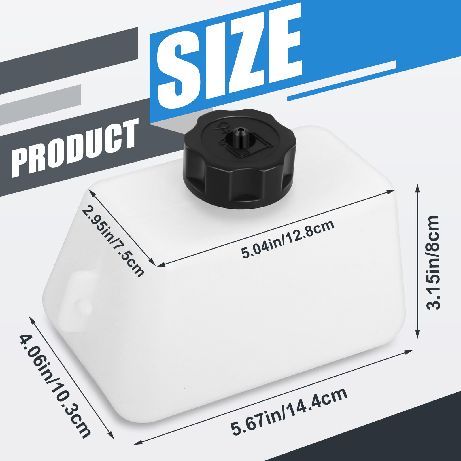 Snapklik.com : Mini Bike Gas Tank For Quad Dirt Pocket Atv Scooter 2 ...