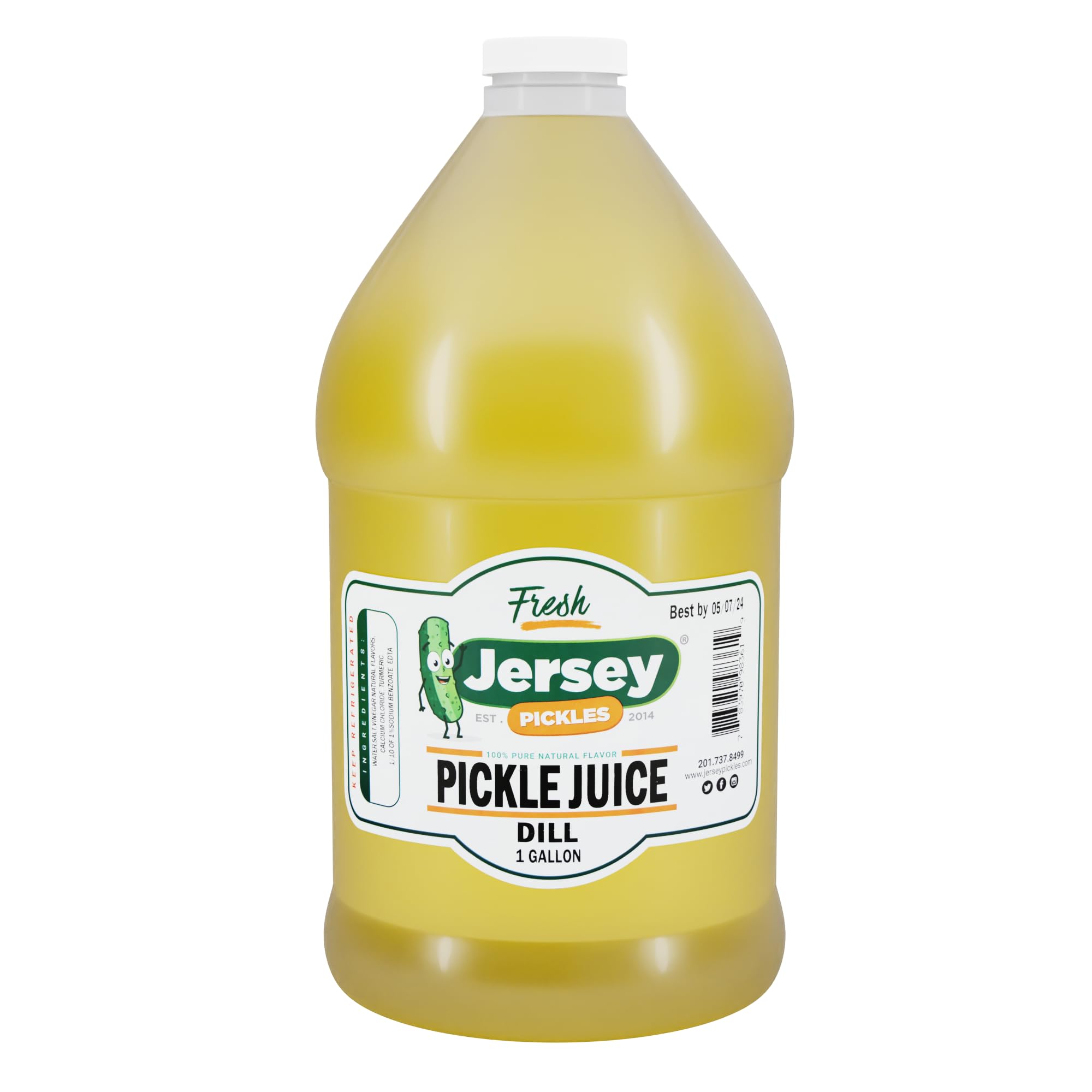 Amazon.com: Jersey Pickles Kosher Dill Pickle Juice, 128 oz Gallon Size ...