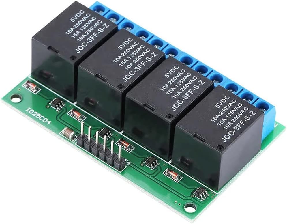 N/A 4 Channel 5V Flip Flop Latch Relay Bistable Self-locking Low Pulse ...