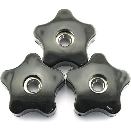 Amazon.com: Pro Bamboo Kitchen Star Knob 3PCS 5/16x18 Thread Size Soft ...