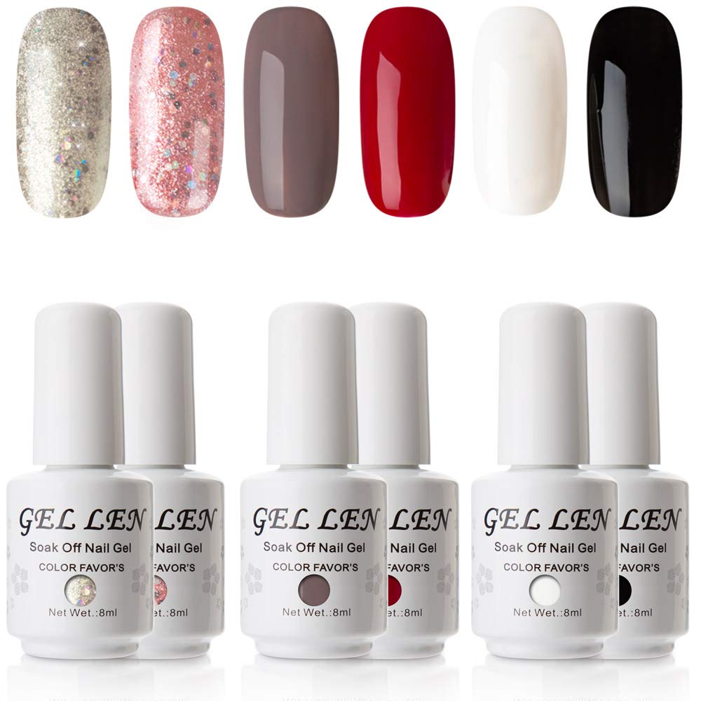 Amazon.com : Gellen Gel Colors Nail Polish Set - Simple and Gorgeous ...