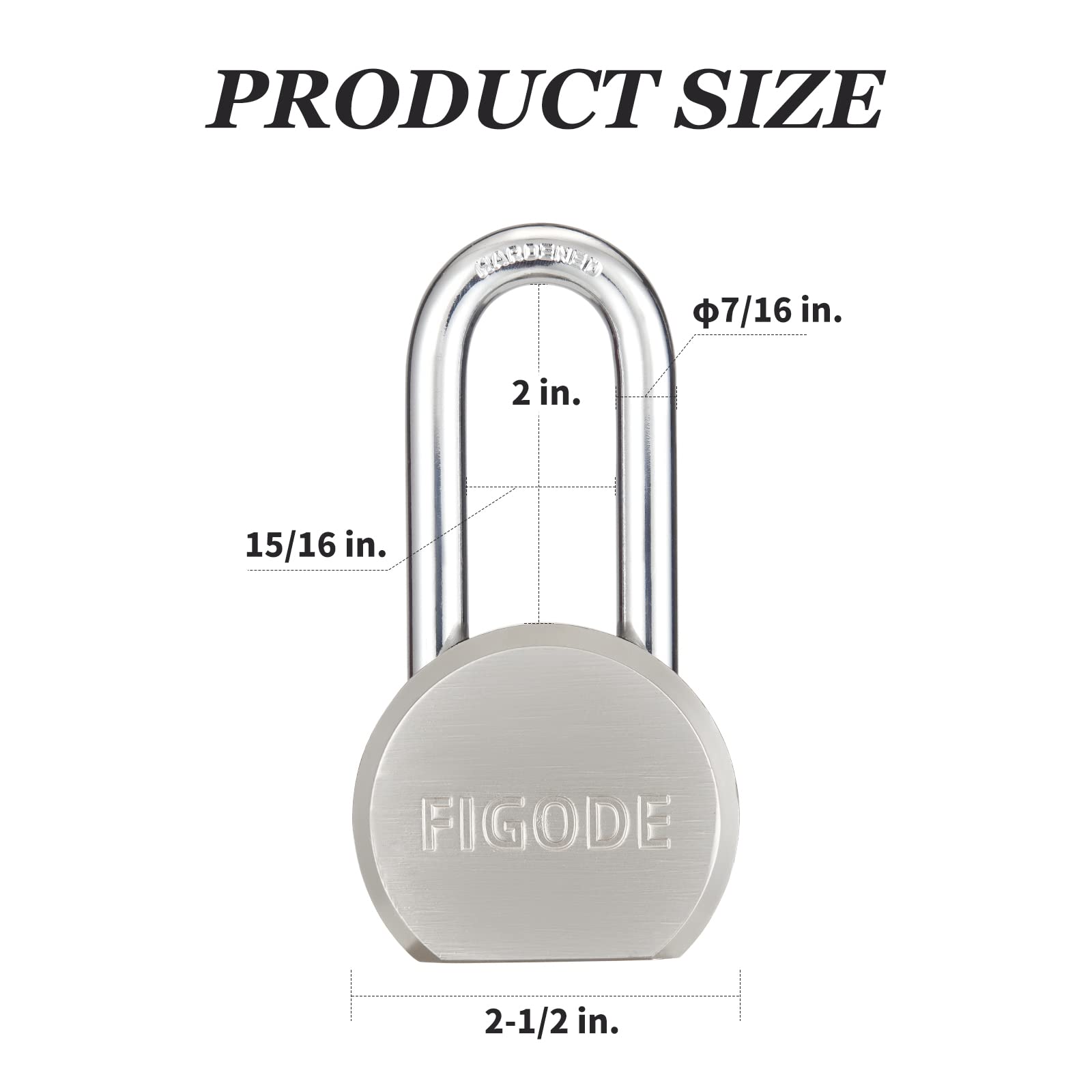 Snapklik.com : FIGODE High Security Heavy Duty Solid Steel Keyed Alike ...