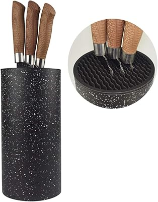 Amazon.com: Universal Knife Block, Stainless Steel Knife Holder, Knife ...