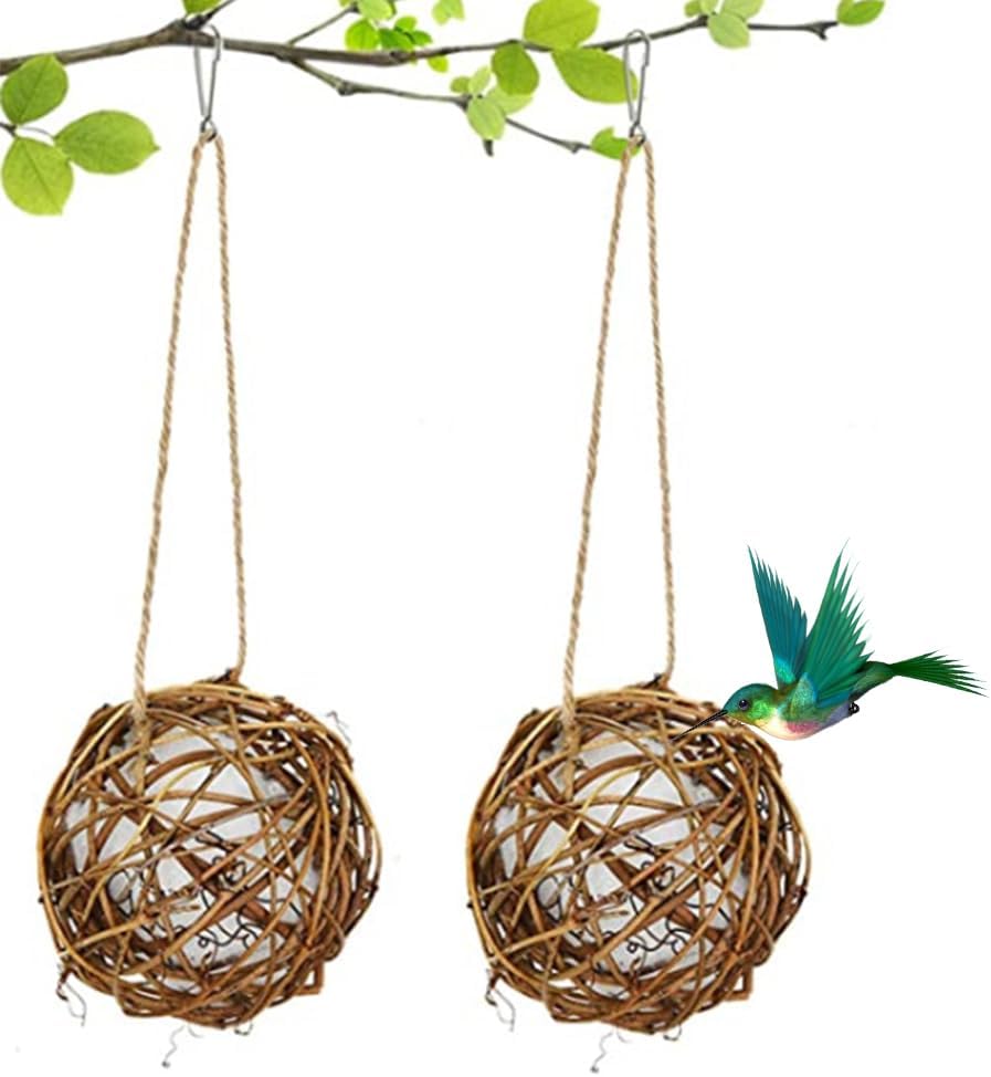 Handmade Birdhouse and Birdhouse Materials, 2024 New Bird Nesting Ball ...