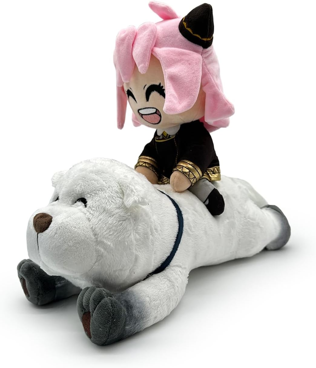 YouTooz Spy x Family Bond Anya and Bond 1FT Plush, Anya Riding Bond ...