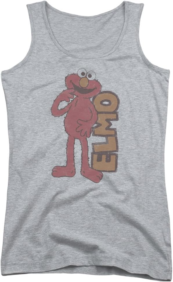 Sesame Street Juniors Vintage Elmo Tank Top at Amazon Women’s Clothing ...